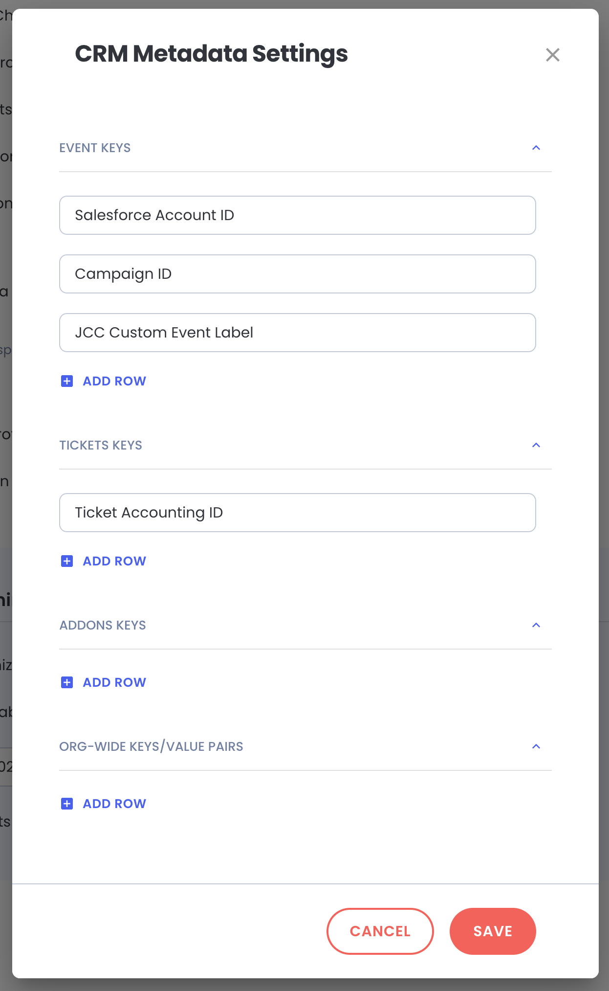 CRM Meta Data Fields – Jlive Knowledgebase